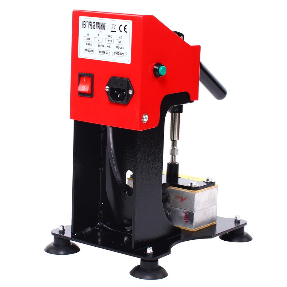 Heat Press Machine Dual Heating Stamping Transfer Printer Wax Extractor ...