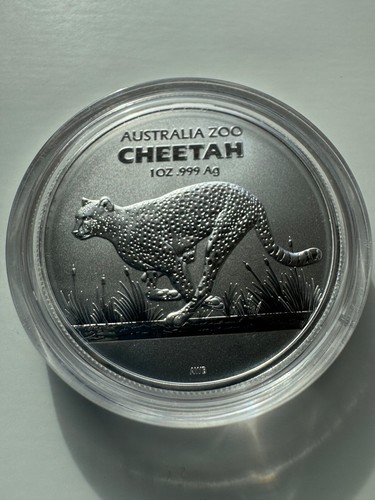 2021 Australian Zoo Cheetah 1 oz .999 silver BU coin in capsule | eBay