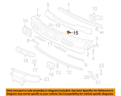 FORD OEM Grille-Emblem badge name plate Nut W707501S900 | eBay