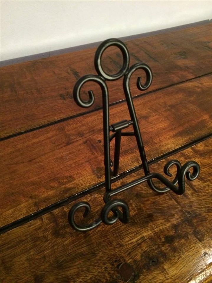 IRON EASEL DISPLAY CANVAS PICTURE ARTWORK MENU BOOK PLATE STAND WEDDING ...