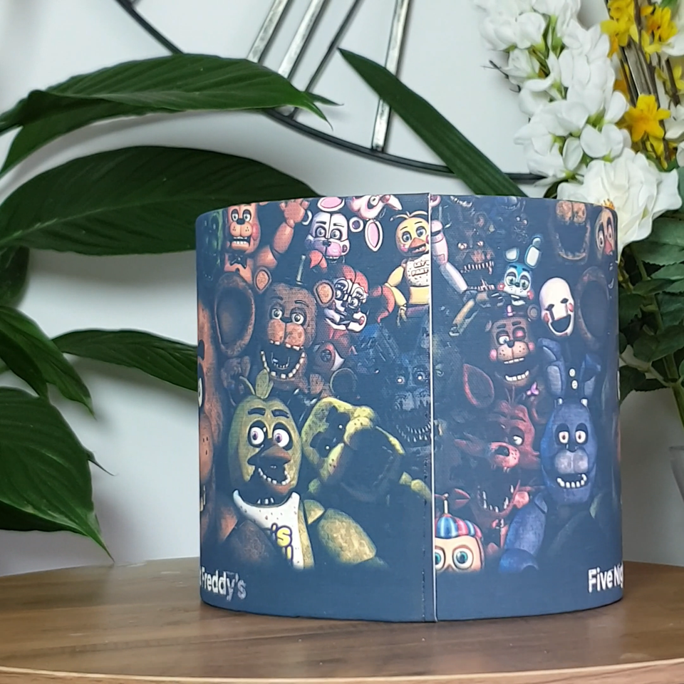 Five Nights at Freddy's FNAF Ceiling Drum Light Shade 25cm/10" | eBay UK