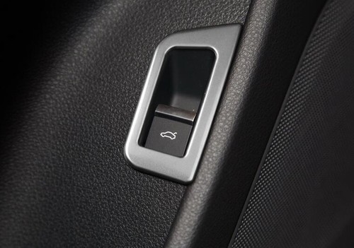 For Audi Q7 2017-2019 Silver Titanium Tailgate Trunk Open Button Cover ...