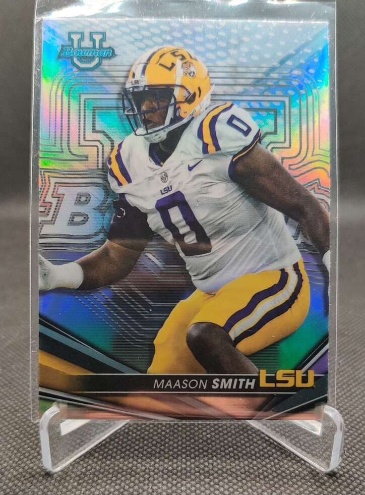 2022 Bowman's Best U #79 Refractor Maason Smith LSU football card | eBay
