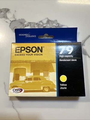 Epson 79 Ink Cartridge Yellow T079420 Artisan 1430 Stylus 1400 NIB ...