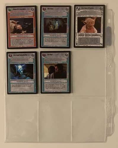 Decipher Star Wars CCG Reflections III 3 Complete 100 Card Premium Set ...