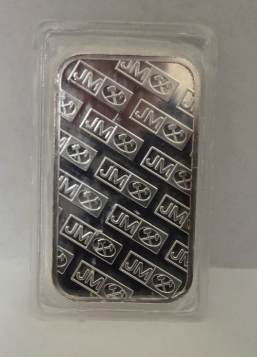 Johnson Matthey Assayers & Refiners 1 Troy oz .999 Fine Silver Bar ...