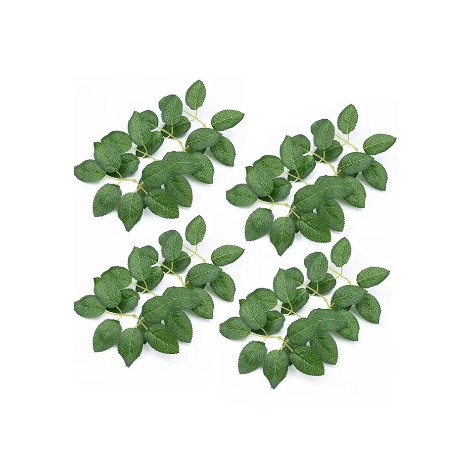 25/10PCS Artificial Flowers Red Rose Real Looking Fake Roses W/Stem for ...