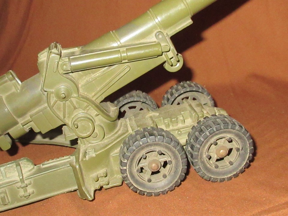 Vintage Marx Firing US Army M59 155 MM Long Tom Howitzer Field Cannon ...