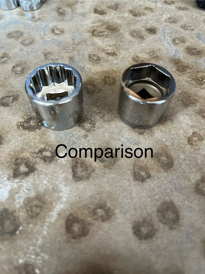 METRIC LOW PROFILE SOCKET SET 3/8" 60T RATCHET Snap on Sealey Duralast ...