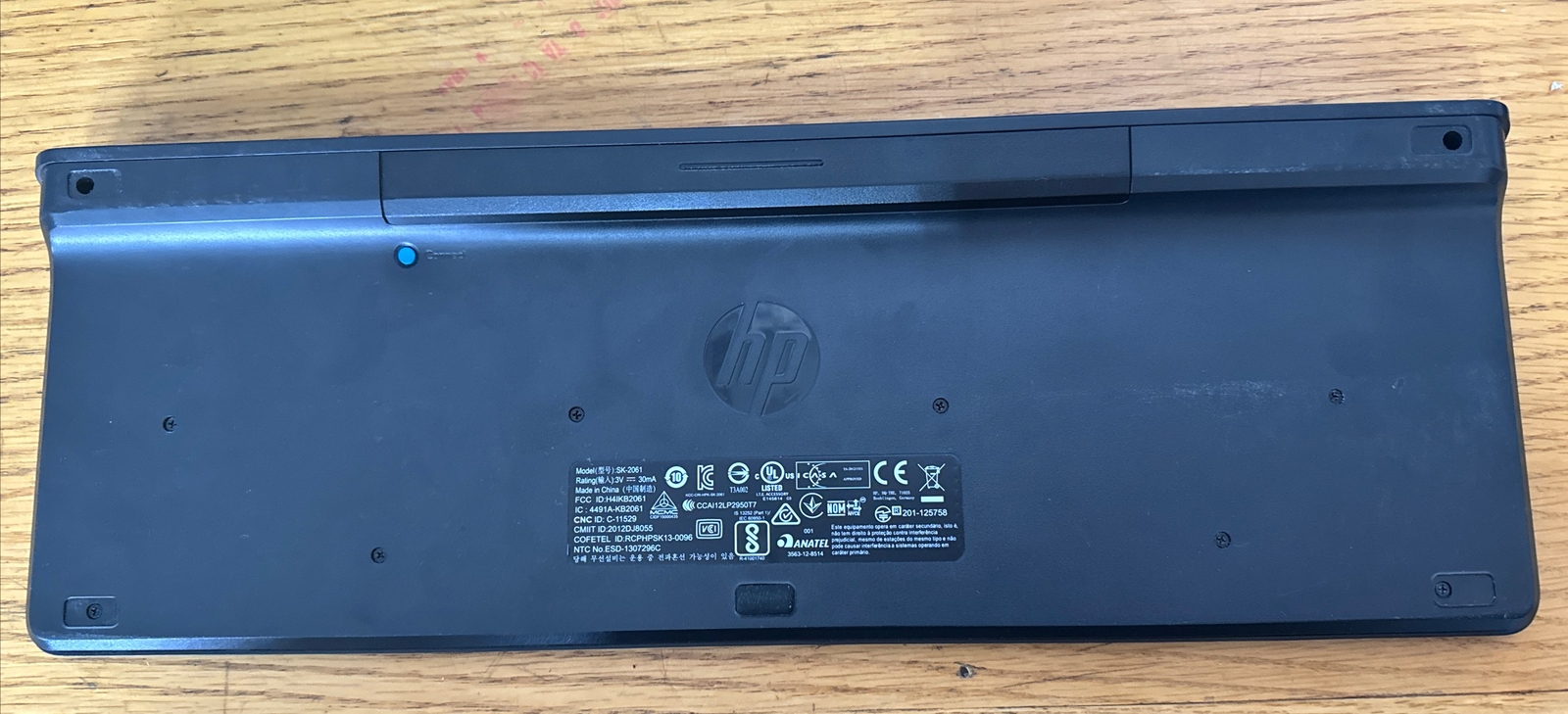 Hewlett Packard HP PC Wireless Keyboard Sk-2061 No USB Receiver for ...