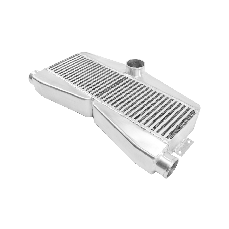 CXRacing Front Mount Twin Turbo Aluminum 2-In 1-Out Intercooler 27 ...