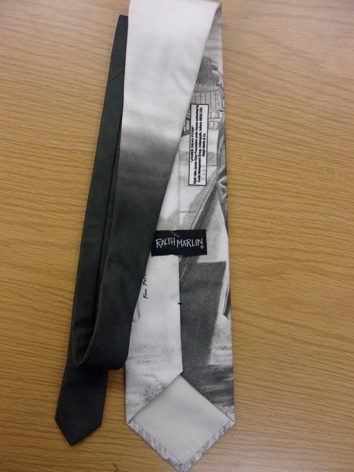 Vintage Ralph Marlin James Dean Pose Printed Neck Tie ~NEW~ | eBay