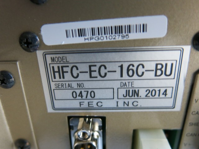 FEC FUSION HFC-EC-16C-BU NUTRUNNER CONTROLLER | FEC HFC-EC-16 NUTRUNNER ...