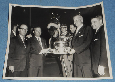 1959 Harness Racing Press Photo Horse Tar Boy Levi Harner Blue Bonnets ...