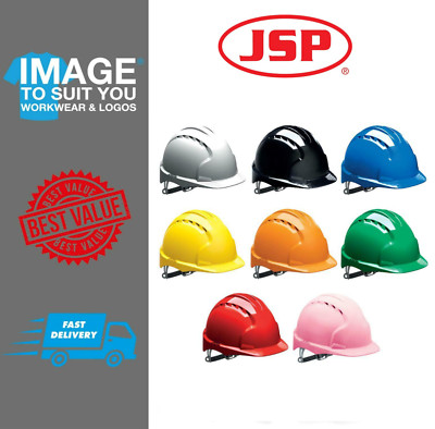 JSP EVO2 Safety Helmet - Vented Slip Ratchet Mid Peak All Colours | eBay UK