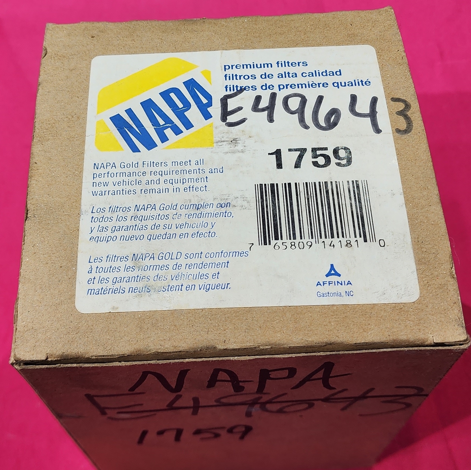 NAPA 1759 - cross reference oil filters | oilfilter-crossreference.com