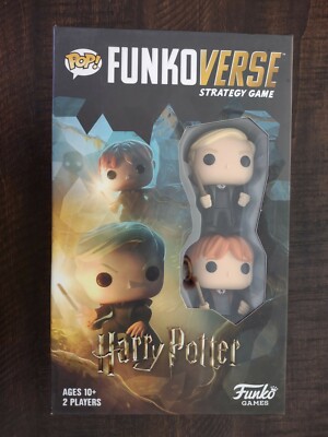 FUNKOVERSE Strategy Game Harry Potter POP! Ron Weasley, Draco Malfoy | eBay