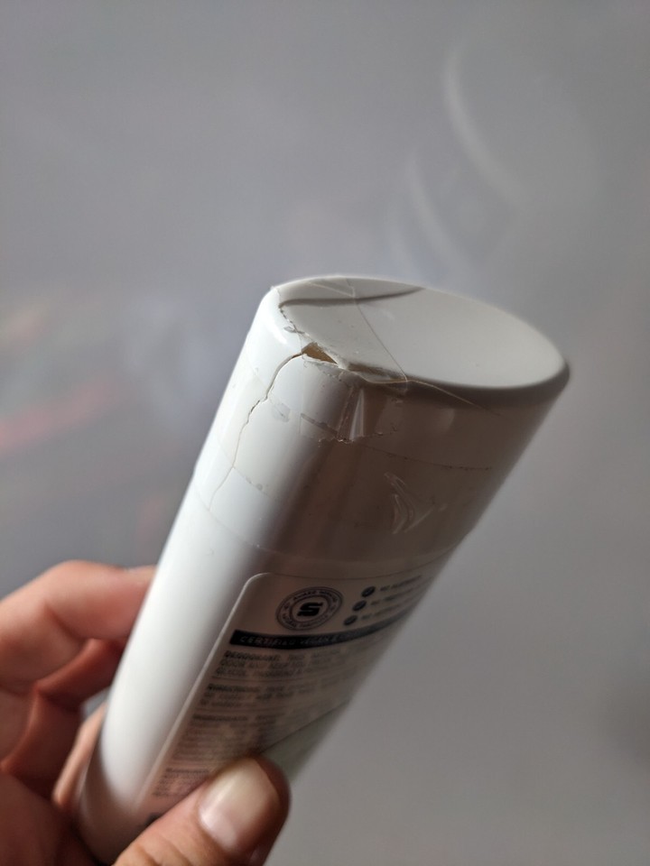 (1) Schmidt's Moon Flower Natural Deodorant Sensitive Skin NEW CRACKED ...