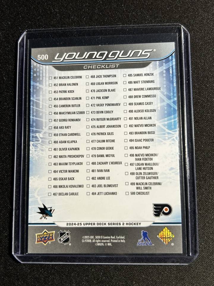 2024-25 Series 2 Young Guns Checklist. | eBay