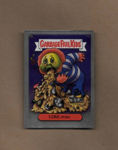 2003 Garbage Pail Kids Luke Puke Silver Foil Sticker Card #18b NM/MT | eBay