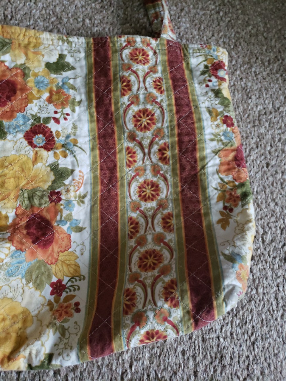 Lot Of 2 Handmade Multi Colored Quilted Bags | eBay