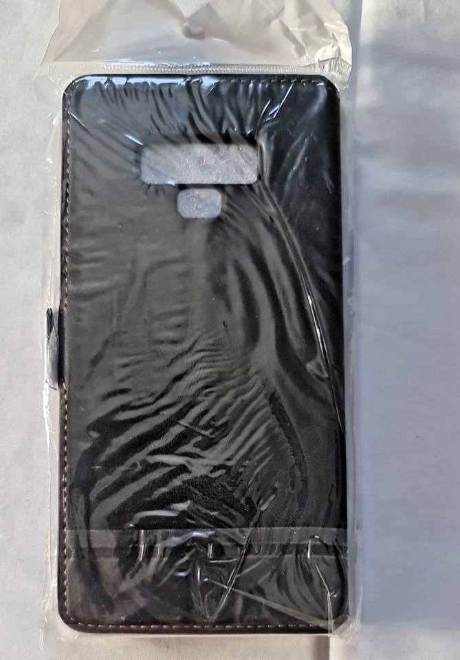 Samsung Galaxy Note 9 Black Leather Wallet, Flip Cover | eBay