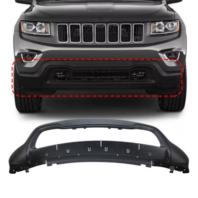 For Jeep Grand Cherokee 2014-2016 Front Lower Bumper Txtured Black ...