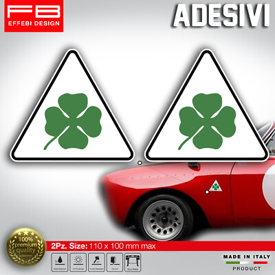 Adesivi Stickers Pegatinas Alfa Romeo Quadrifoglio Verde Giulia GTA Gt ...