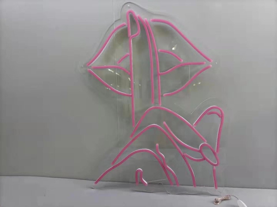 32"x24.5" Shhh It's A Secret Pink Flex LED Neon Sign Gift Party Bar ...