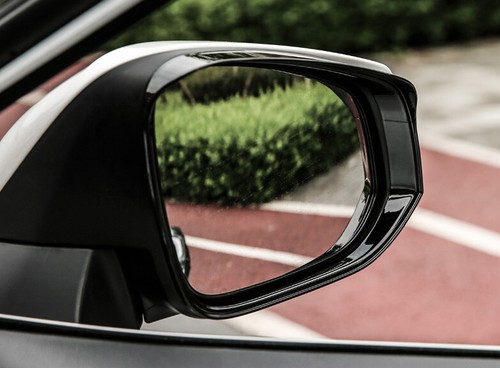 Glossy Black Exterior Rear View Mirror Frame Tirm For Toyota Highlander ...