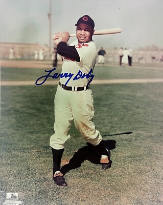 Larry Doby signed Cleveland MLB 8x10 Photo - COA/CSA Show Ticket/Photo ...