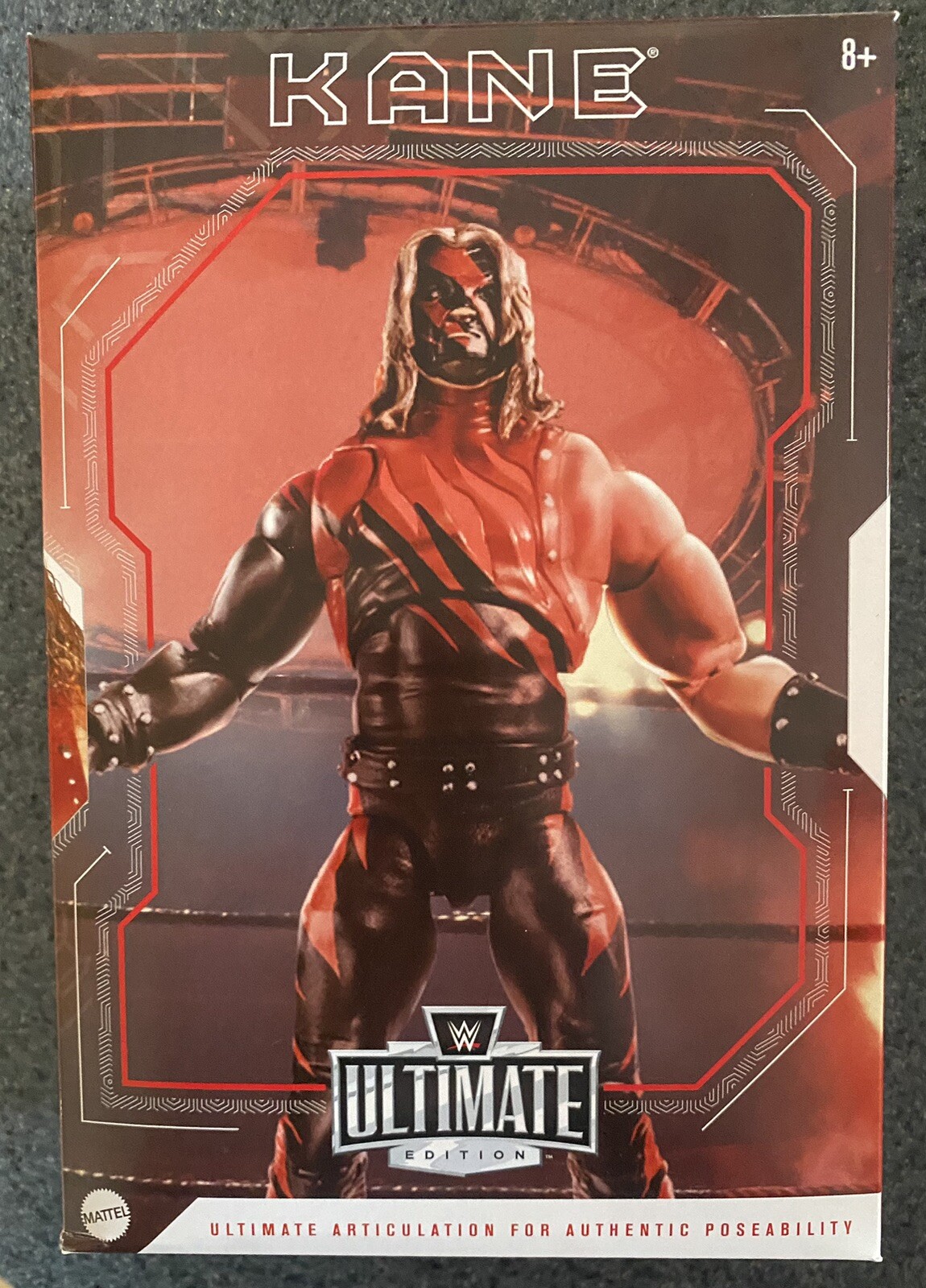 MATTEL CREATIONS WWE ULTIMATE EDITION ATTITUDE ERA KANE ACTION FIGURE ...