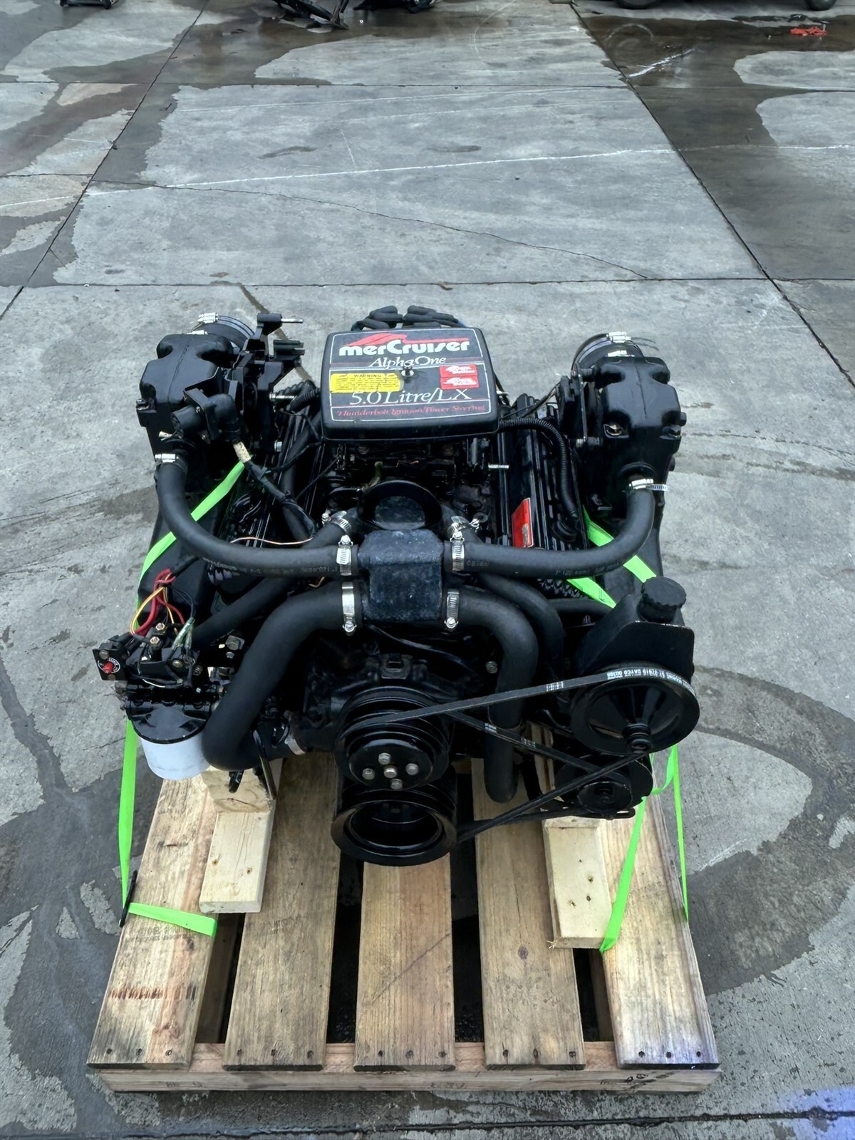89 Mercury Marine MerCruiser Engine 5.0 L V8 305 NO SALT 443 HRS Drop ...