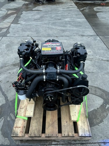 89 Mercury Marine MerCruiser Engine 5.0 L V8 305 NO SALT 443 HRS Drop ...