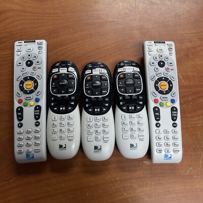 LOT OF 5 DIRECTV REMOTE CONTROL WHITE 2 RC65X 3 RC73-4 | eBay
