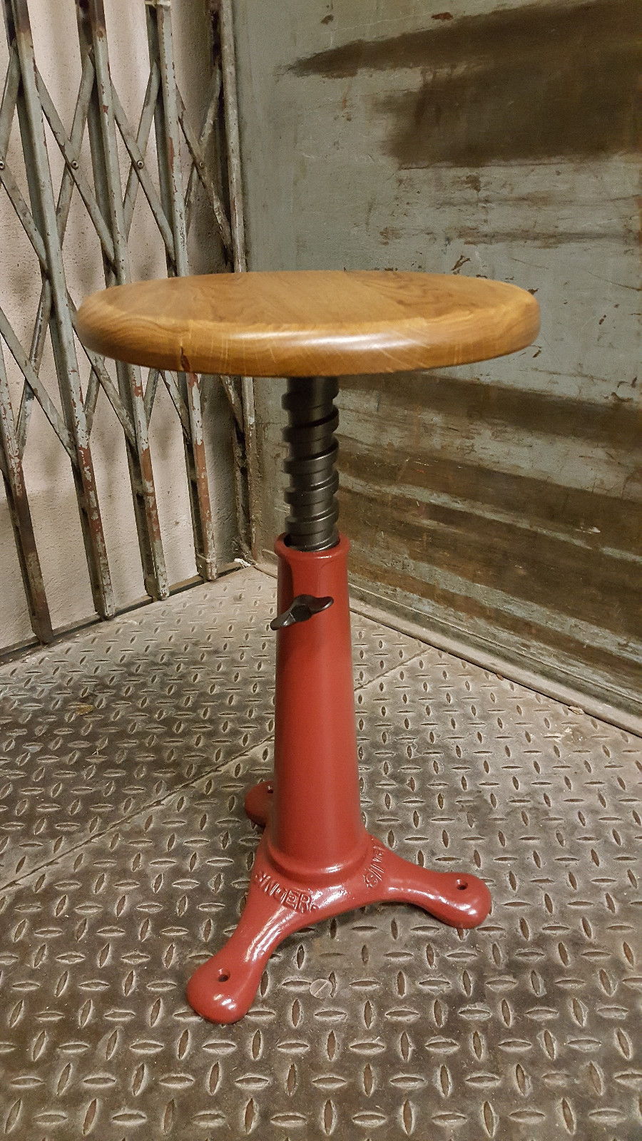 Singer Stil Werkstatt - Industrie - Hocker / Stuhl Industrial Design ...