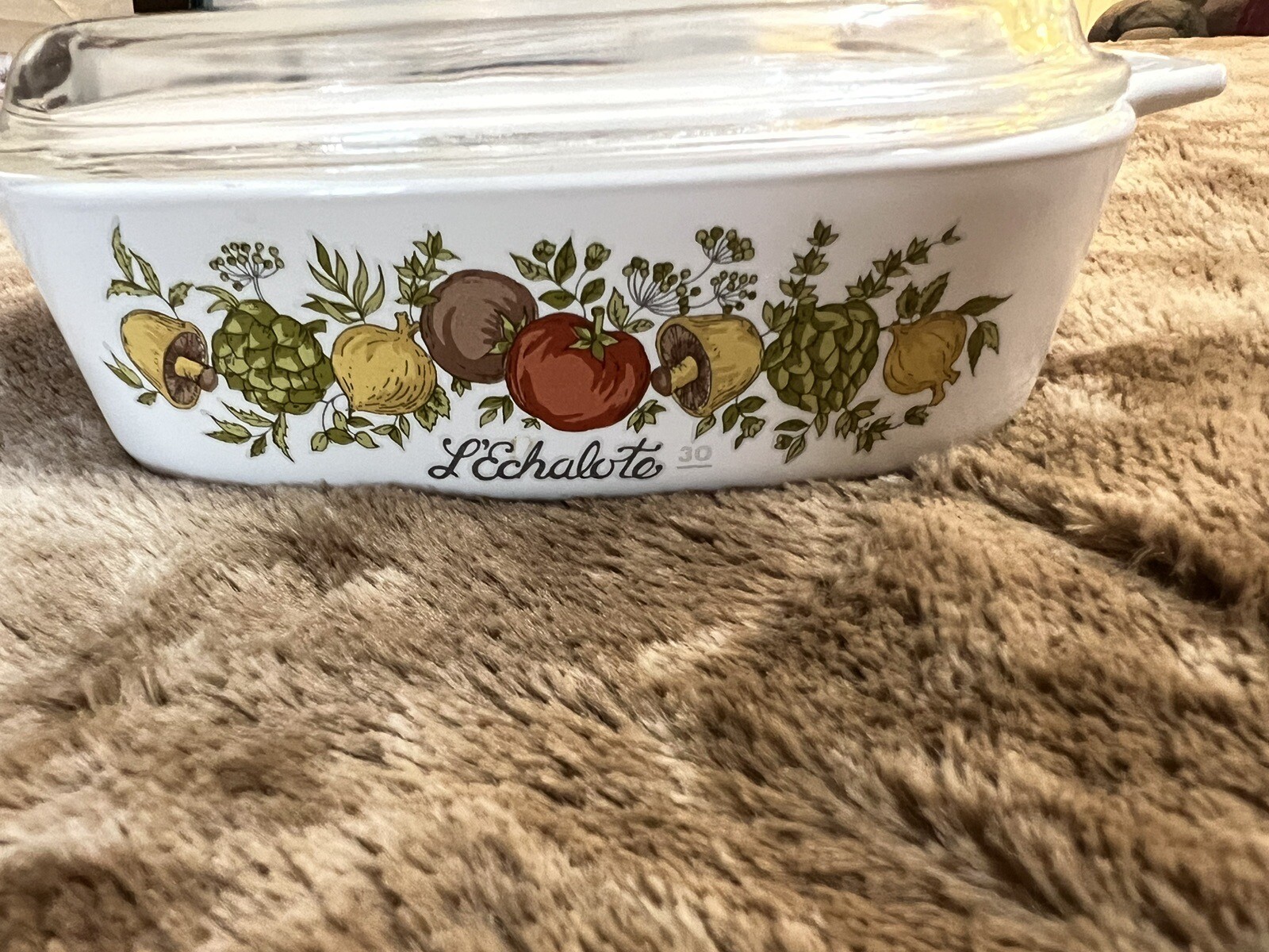 RARE Vintage Pyrex Corning Ware Spice of Life L'ECHALOTE 1 Qt. A-1-B ...