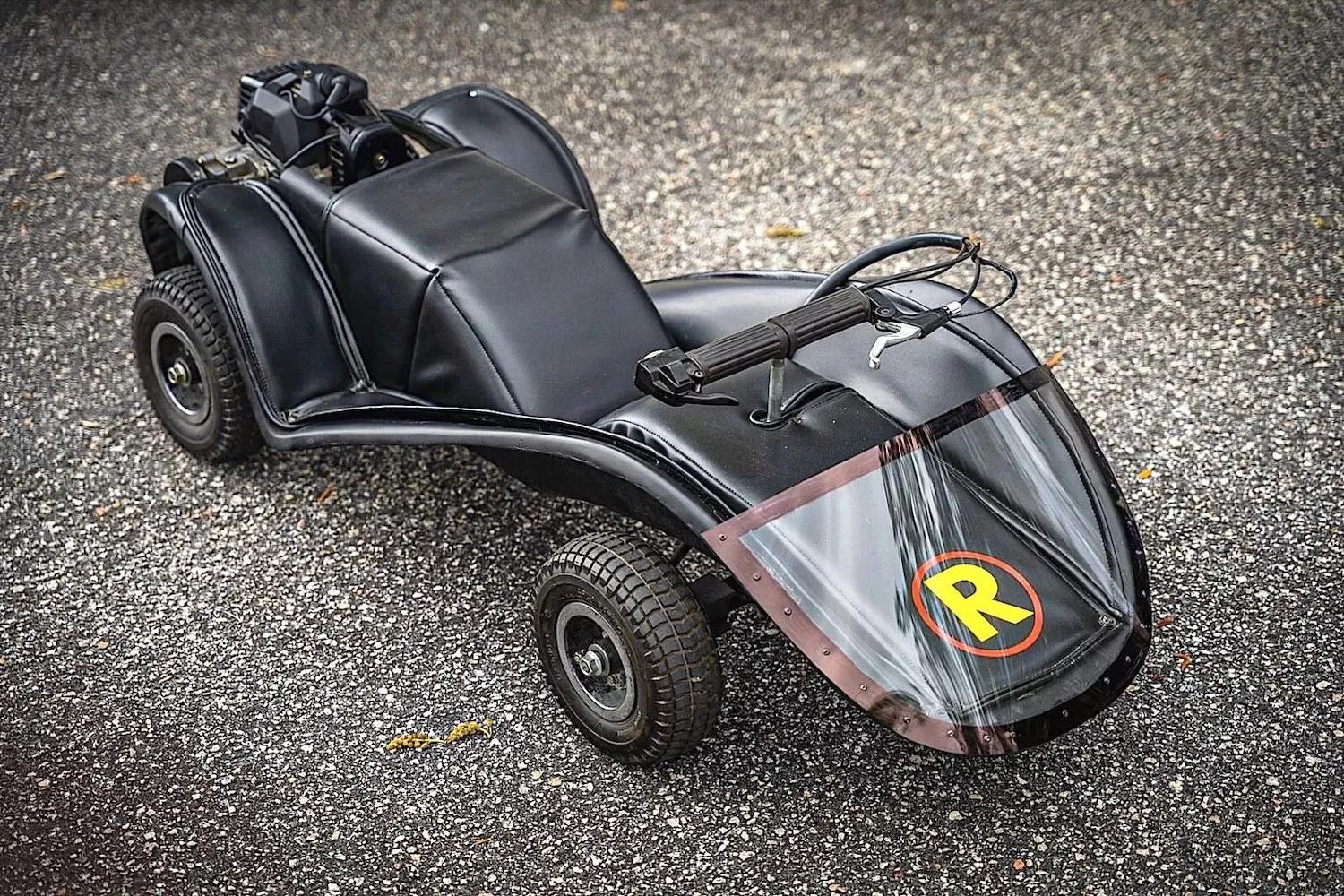 Batcycle Replica Built With Original TV Bike Molds