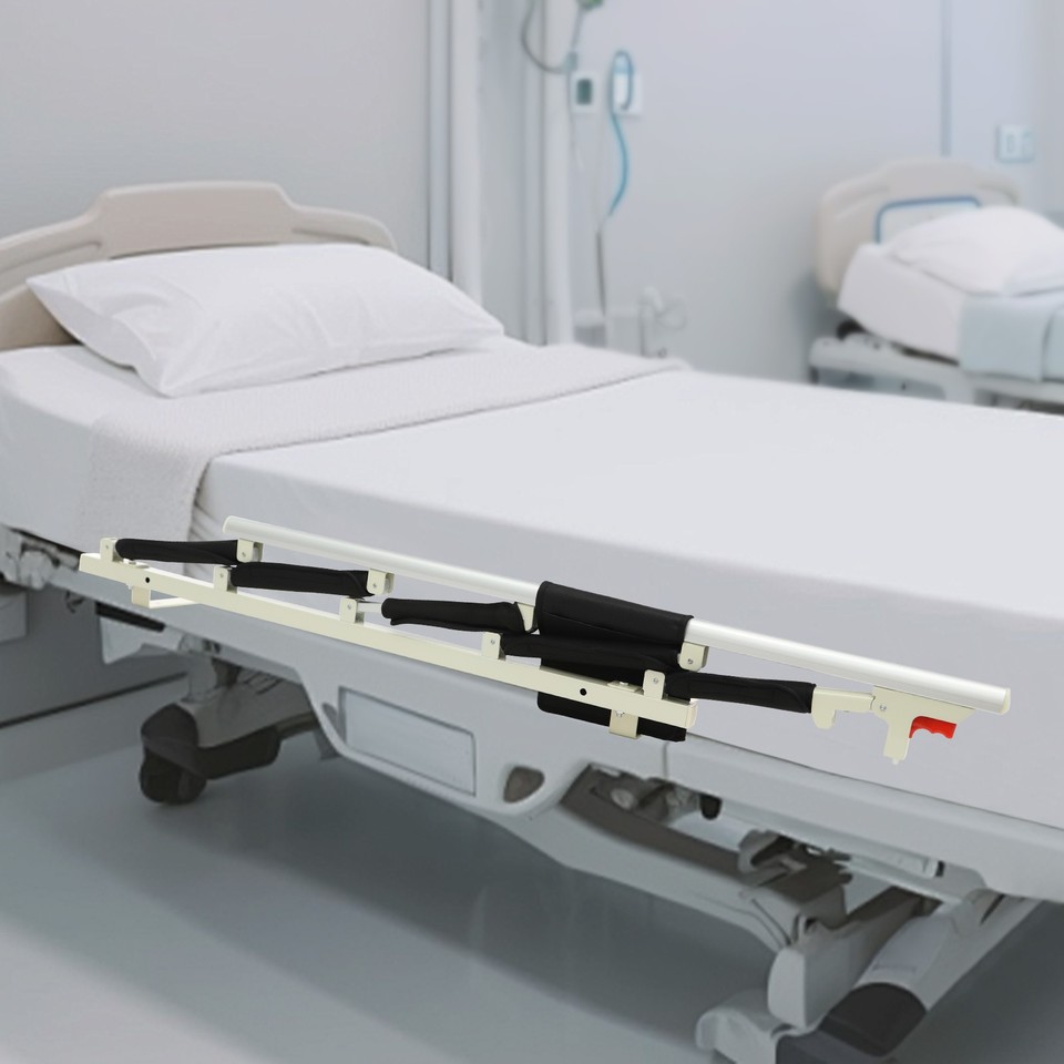 5Columns Foldable Bed Rail Bed Guard Side Safety Protector Elderly Care ...