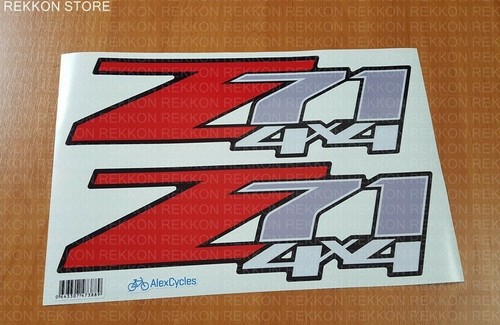 Z71 4x4 Off Road Chevy Chevrolet LAMINATED GMC Z 71 Rear Quarter Decals ...