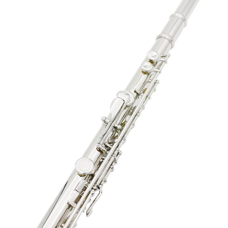 Professional Silver Flute ... SILVER INSTRUMENT with Case | eBay