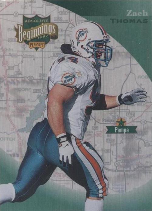 1997 Absolute Beginnings - Zach Thomas #51 for sale online | eBay