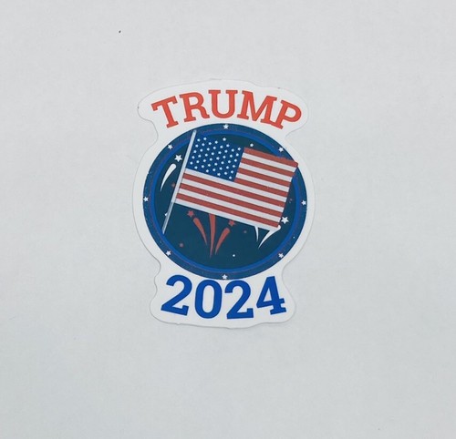 Trump 2024 Sticker USA Flag Art Decal Window Vinyl Souvenir Tc6 | eBay