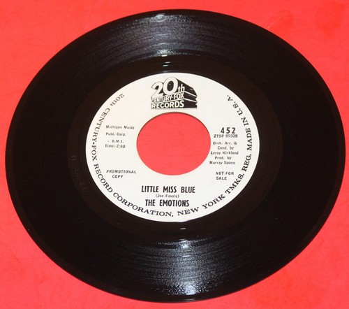 THE EMOTIONS "LITTLE MISS BLUE" 1963 GREAT DOOWOP PROMO NEAR MINT ...