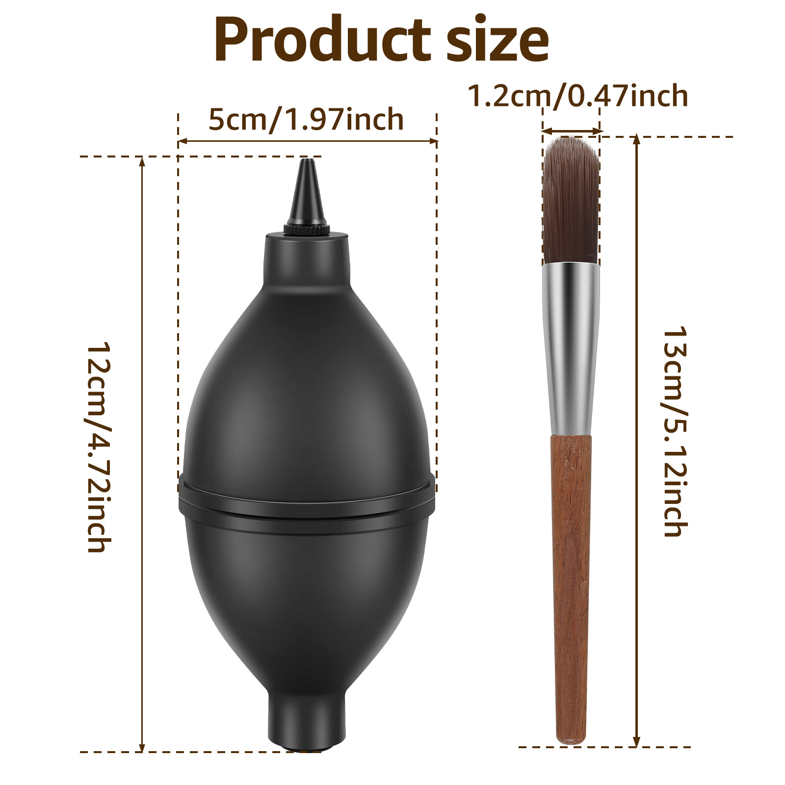 Air Blower Dust Blower with Cleaning Brush Professional Dust Blaster ...