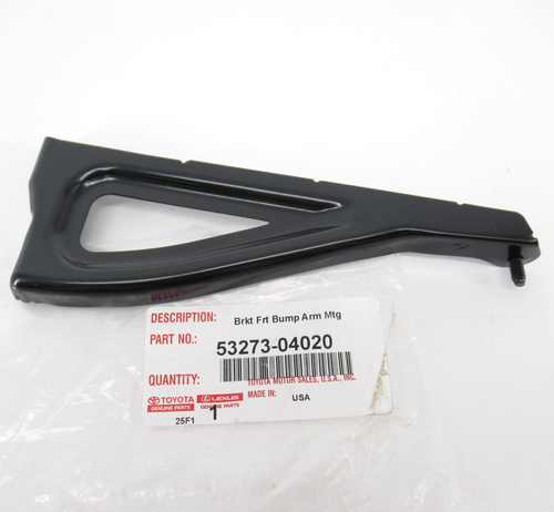 Genuine OEM Toyota 53273-04020 Passenger RH Front Bumper Bracket 2005 ...