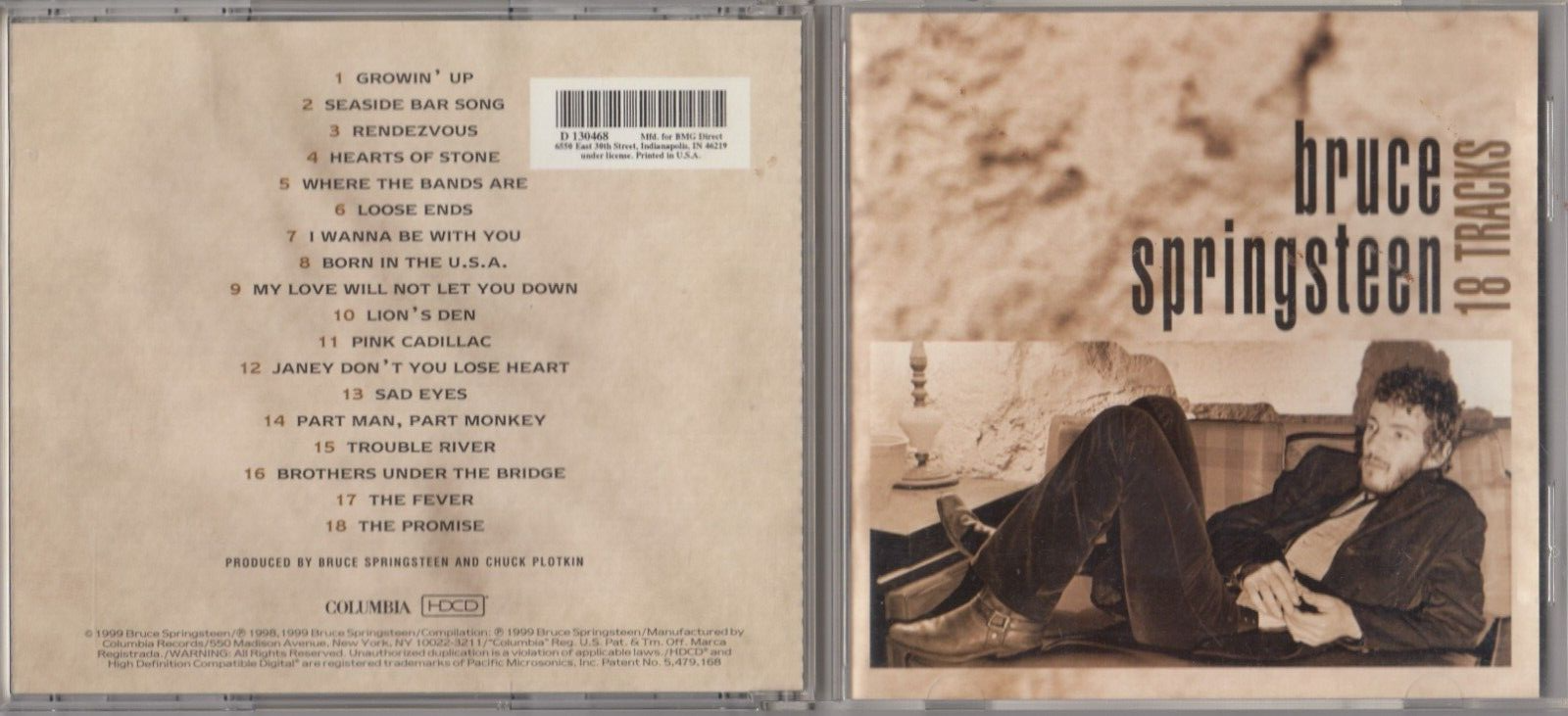Bruce Springsteen - 18 Tracks (CD, 1999) COLUMBIA CK 69476 74646947623 ...