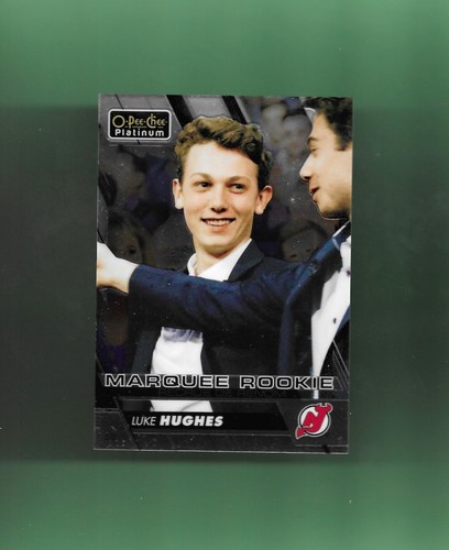 LUKE HUGHES-NEW JERSEY DEVILS! 2023-24 O-PEE-CHEE OPC Platinum RC # P ...