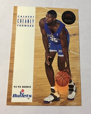 1993-94 SkyBox Premium Calbert Cheaney Rookie Card #191 Indiana Pacers ...