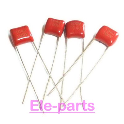 200 PCS CBB 104J/100V DIP-2 0.1UF 100nF 100V 104 104J Metallized Film ...